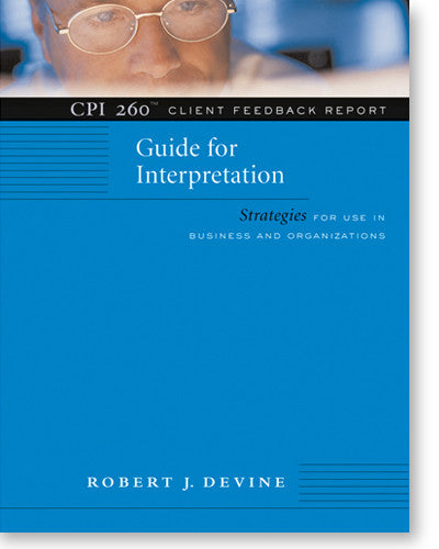 CPI 260® Client Feedback Report - Guide – Psychometrics Canada